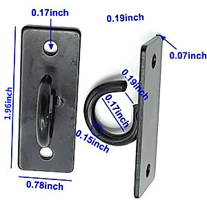 bjsdkff 8 Pcs Resistance Bands Wall Anchor,Ceiling Mount Anchor Wall Mount Anchors for Resistance Bands Resistance Bands Exercises, Battle Ropes, Body Weight Strength Training Systems