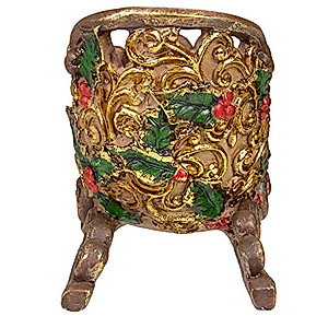 Northlight 8.75" Brown and Gold Sleigh Tabletop Christmas Decoration