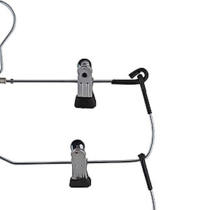 Organize It All 4 Tier Folding Skirt/Slack Hanger with Clips