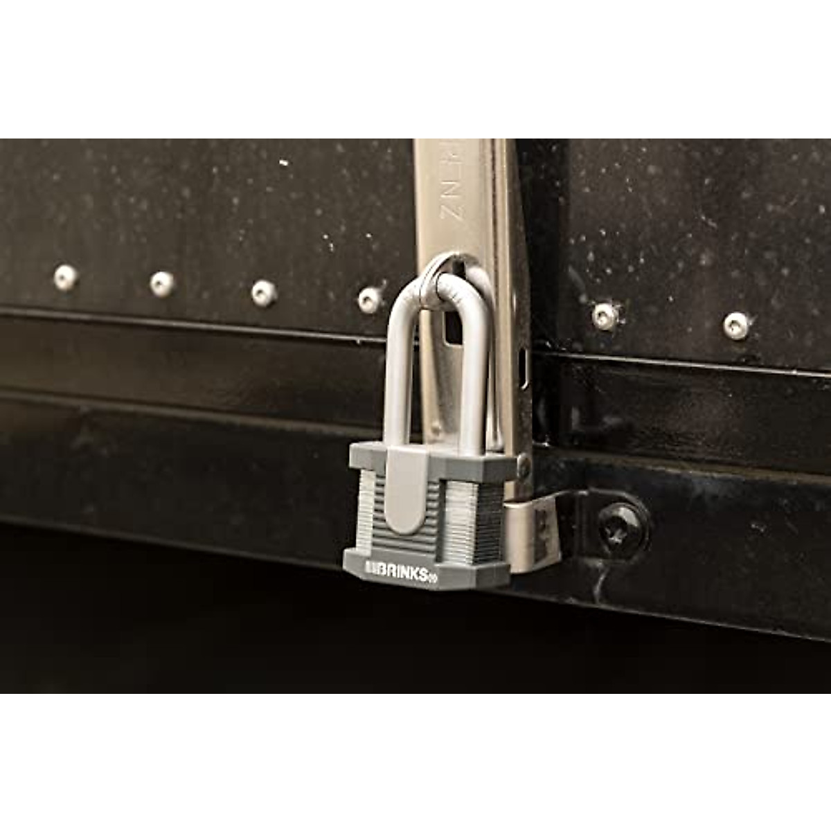 BRINKS - 50mm Commercial Laminated Steel Keyed Padlock with 2” Shackle, 4-Pack - Solid Steel Body with Boron Steel Shackle