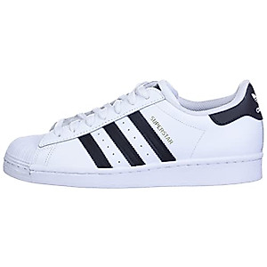 adidas Originals womens Superstar Sneaker, White/Black/White, 6.5 US