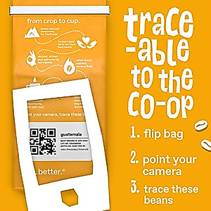 Ethical Bean Fairtrade Organic Coffee, Sweet Espresso Medium Dark Roast, Ground Coffee Beans - 100% Arabica Coffee (8 oz Bag), 0.5 Pound (Pack of 1)