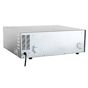 Kratos 29M-037 16" Commercial Electric Countertop Pizza Oven, 120V, 1700 Watts, Stainless Steel Pizza Oven with Glass Door for Restaurants, Cooks Pizzas up to 16" in Diameter