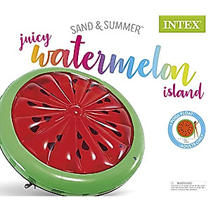Intex Watermelon, Inflatable Island, 72" X 9" , Red