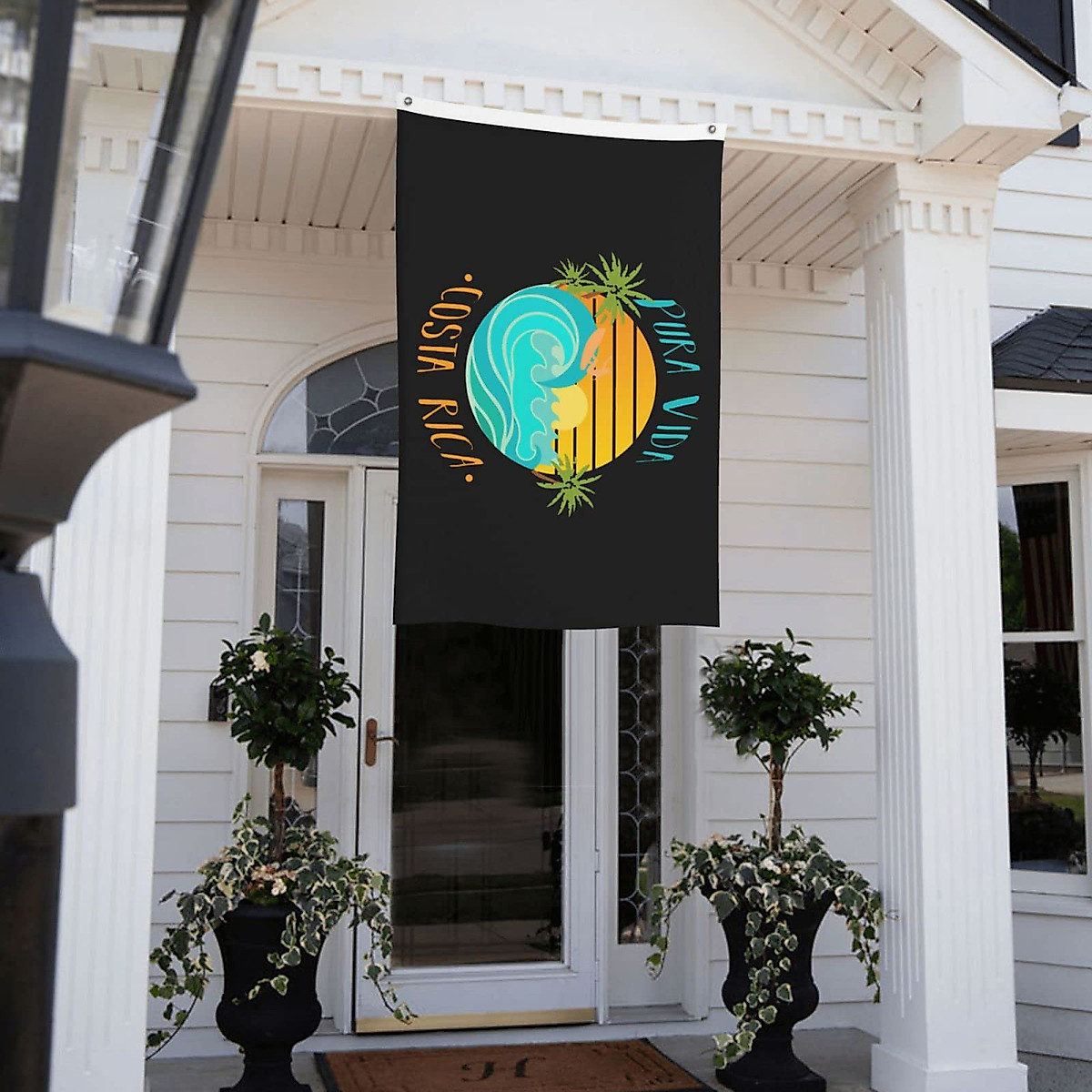 Pura Vida Costa Rica Double Sided Banner 3x5FT Banner Breeze Flag Decorative Flag Garden Flag