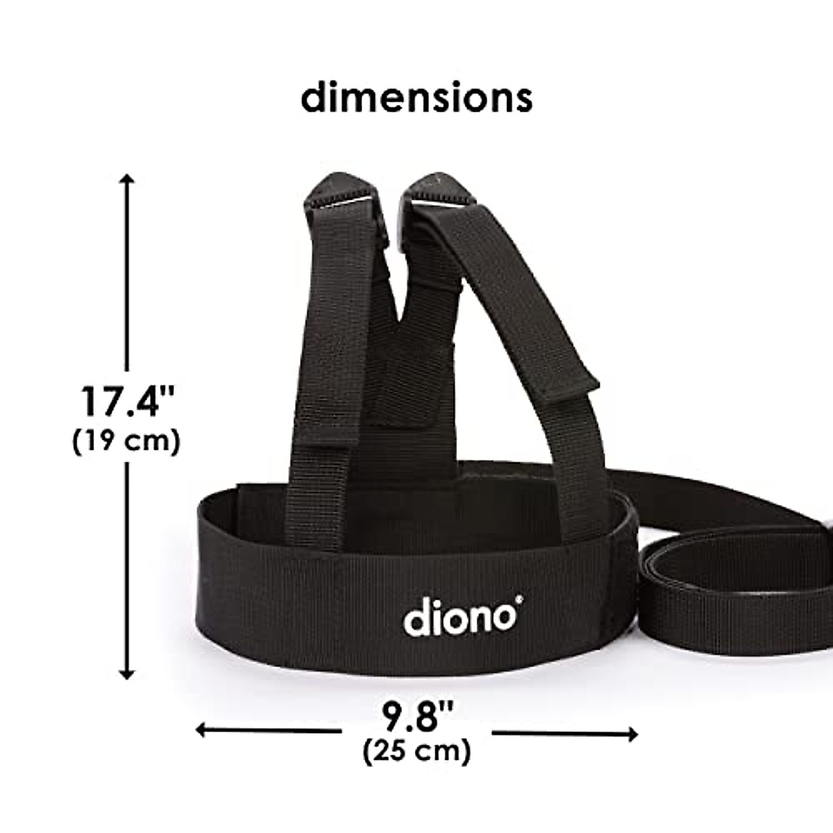 Diono Sure Steps Toddler Leash & Harness for Child Safety, with Shoulder Straps for Child Comfort