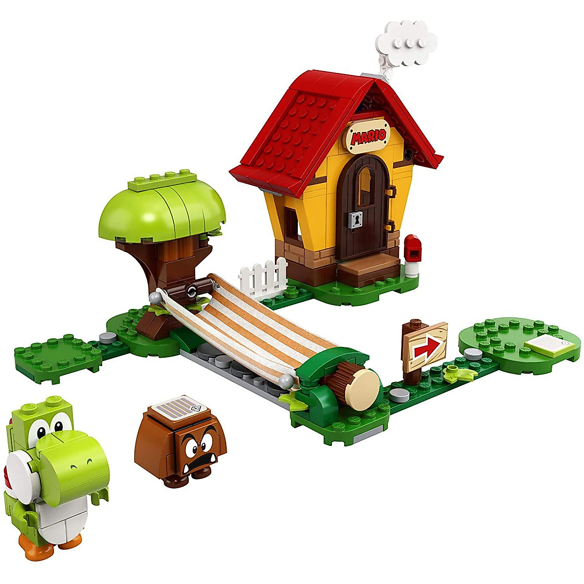 LEGO Super Mario Mario’s House & Yoshi Expansion Set 71367 Building Kit, Collectible Toy (205 Pieces)