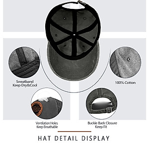 80th Birthday Gifts Men Women Made in Hat 80 Year Old Birthday Gift Idea Leather Pattern 100% Cotton Baseball Cap