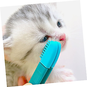 Balacoo Dog Tear Stain Remover Dog Tear Stain Remover 2pcs Eye Gum Cleaner Esthetic Wipes Dog Mouth Stain Remover Cat Comb Eyes Pp Tear Stains Pet Grooming Brush Pet Grooming Brush