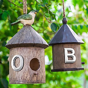 2.75 Inch Adhesive House Numbers, Mailbox numbers, Street Door Numbers, Self-stick Address Signs for Apartments, Double Silver Letter D