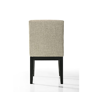 Dining Room Kitchen Table Chairs Set Model 3086 5pc Color Ebony Complete Set 1 Table with 4 Chairs