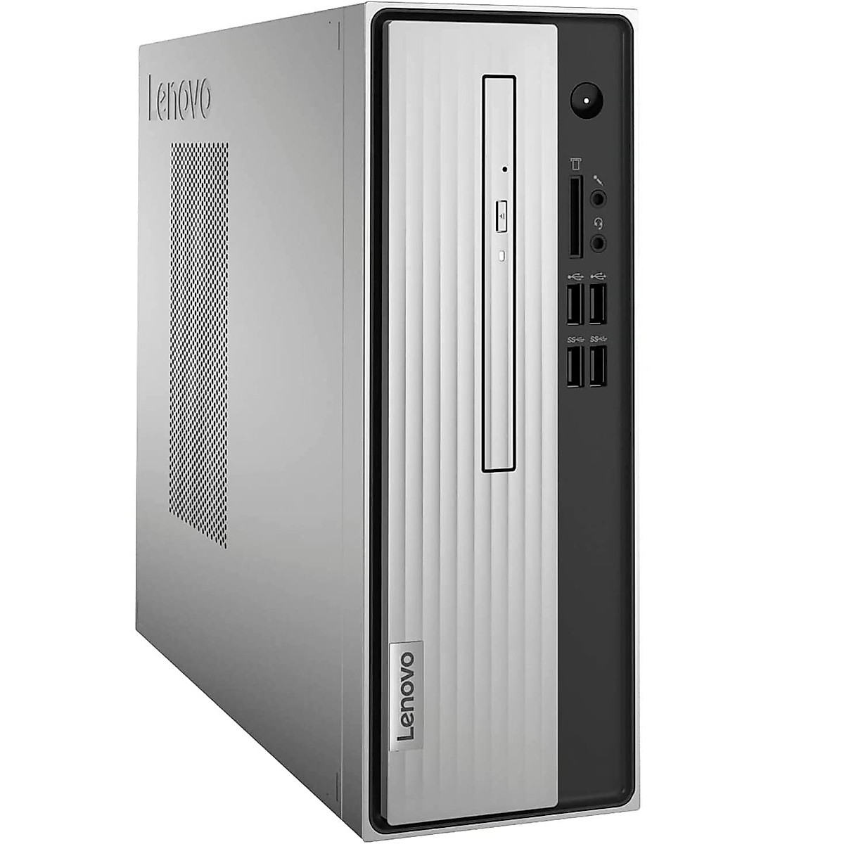 Lenovo 2021 IdeaCentre 3 Desktop Tower Computer, AMD Athlon Silver 3050U Processor, 16GB Memory 1TB NVMe SSD, AMD Radeon Vega 8 Wi-Fi, 8 USB Ports, DVD/CD-RW, Windows 10