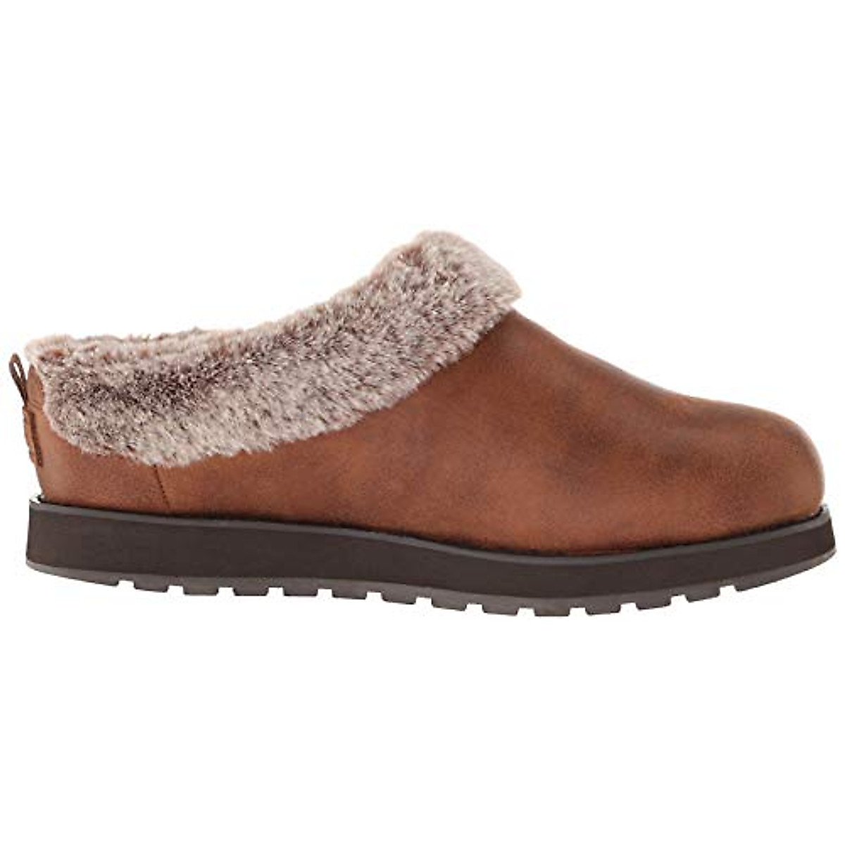 Skechers Women's Keepsakes-R E M Faux Fur Lined Shootie with Memory Foam Slipper, Brown, 9