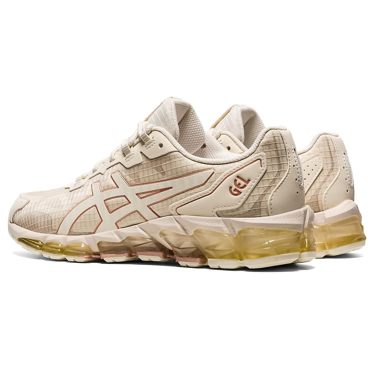 ASICS Women's Gel-Quantum 360 6 Sportstyle Shoes, 10.5, Birch/Rose Gold