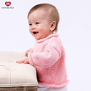 Red Heart Soft Baby Steps White Yarn - 3 Pack of 141g/5oz - Acrylic - 4 Medium (Worsted) - 256 Yards - Knitting, Crocheting & Crafts