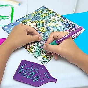 Nebulous Stars Dazzle by Number Diamond Art Painting Kit - Diamond by Number - Craft for Kids and Teens (Water)