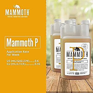 Mammoth Organic Bloom Booster | Mammoth P Organic Fertilizer Microbial Inoculant | 16% Proven Increase in Yield | University Developed and Growers Approved (250 ml)