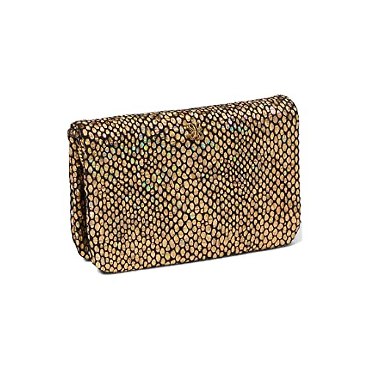 HOBO Eliza Small Zip Around Wallet For Women - Leather Construction With Interior Key Clip, Functional and Charming Wallet Disco Print One Size One Size