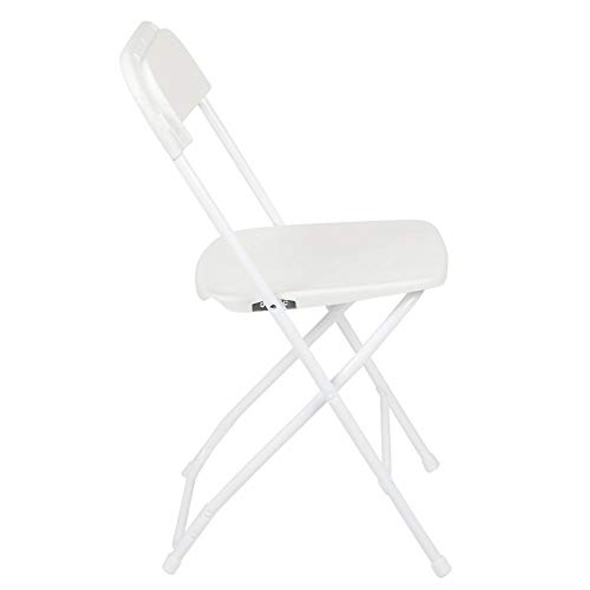 Flash Furniture Hercules™ Series Plastic Folding Chair - White - 2 Pack 650LB Weight Capacity Comfortable Event Chair-Lightweight Folding Chair