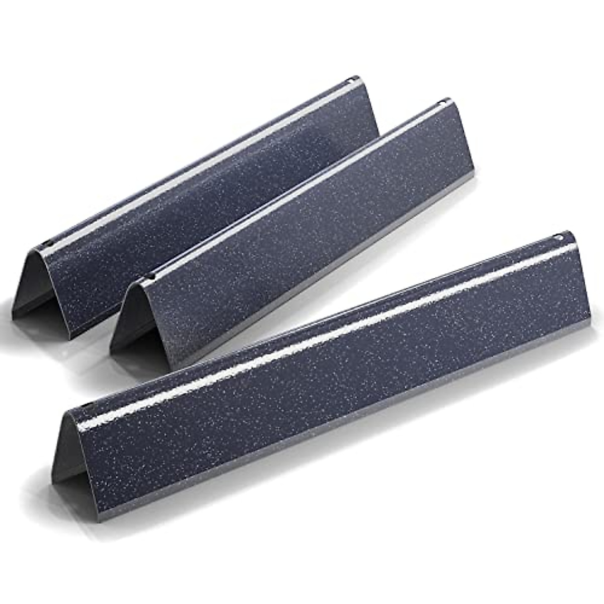 QuliMetal 7635 15.3 Inch Flavorizer Bars for Weber Spirit 200 and Spirit II 200 Series Gas Grills, Spirit E210/S210/E220/S220 with Front Controls Knobs, Porcelain Enameled, 3 Packs