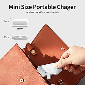 TQGX Small Portable Charger 4800mAh Ultra-Compact Cordless Fast Charger Mini Battery Pack Compatible with iPhone 14/13/12/11/8/7/6/XR/XS Max/Pro Max/AirPods