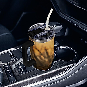 JTKBNVM Hand Drawn Groundhog Car Tumbler Travel Coffee Mug 40 Oz Tumbler with Handle And Straw Lid Large Insulated Mug Stainless Steel Water Bottle Large Capacity Car Cup