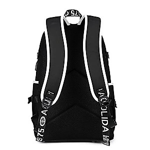 JUSTGOGO KPOP Stray Kids Backpack HYUNJIN Felix School Bag Daypack Laptop Bag with USB Charging Port 5