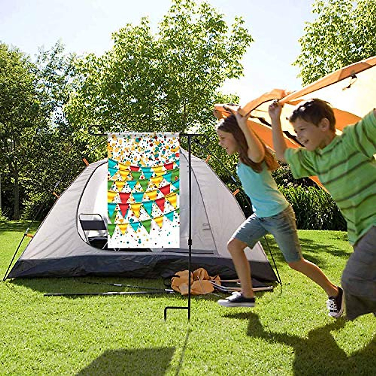 Garden Flag Stand, Premium Garden Flag Pole Holder