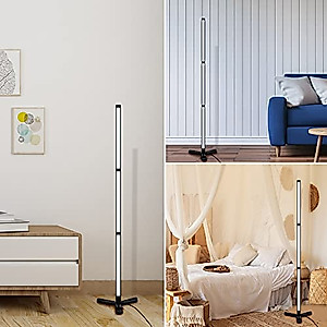 PMS Floor Lamp Mood Light Standing Corner Lamp Reading Light for Living Room, Bedroom, Office or Study Room (Warm White)