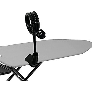 Pmsanzay Adjustable Flexible Iron Cord Minder, Ironing Board Cord Holder, Holds The Cord, Cord Out of The Way, Works Great to Stop The Cord from Getting in The Way. - No Irons, No Ironing Board