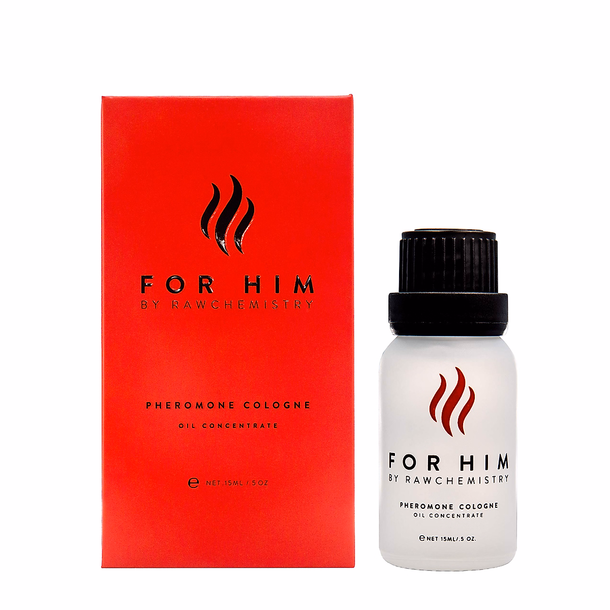 RawChemistry for Him - A Pheromone Infused Cologne Oil - Bold, Extra Strength Formula 15 ml.