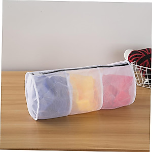FONDOTIN 2pcs Laundry Washing Bags Mesh Laundry Bags Travel Laundry Bag Sock Laundry Bag Polyester Washing Bag Mesh Garment Bag Fine Mesh Wash Bag Zippered Wash Bag Mesh Storage Bags