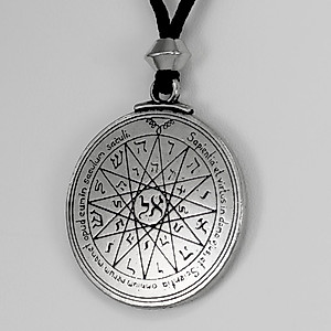 Talisman of Mercury Key of Solomon Pentacle Amulet Necklace
