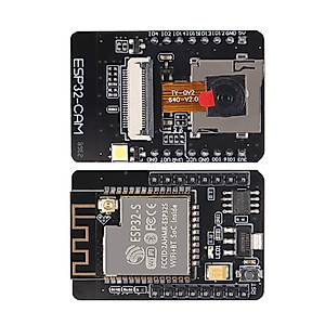 ACEIRMC ESP32-CAM WiFi + Bluetooth Module WiFi ESP32 CAM Development Board with Camera Module OV2640 2MP + FT232RL FTDI USB to TTL Serial Converter + 20 pin Jumper Wire
