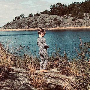 The Tiny Universe UV Protection Sunsuit Rash Guard, Long Sleeve - Unisex One Piece Baby Boys and Girls, UPF 50+ Toddler Swimsuit