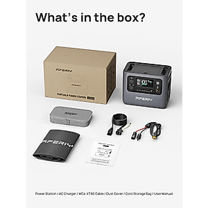 AFERIY Portable Power Station 2000W (4000Wmax) 1997Wh/624000mAh LiFePO4 UPS Pure Sine Wave, Fully Charged in 1.8 Hours, 3500 Cycles + 16 Output ports Solar Generator for Camping, RV, Home, Emergency