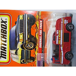 Matchbox CHASE Fire Fighters Snorkel Fire Truck Red #27 With Matchbox 2000 Logo