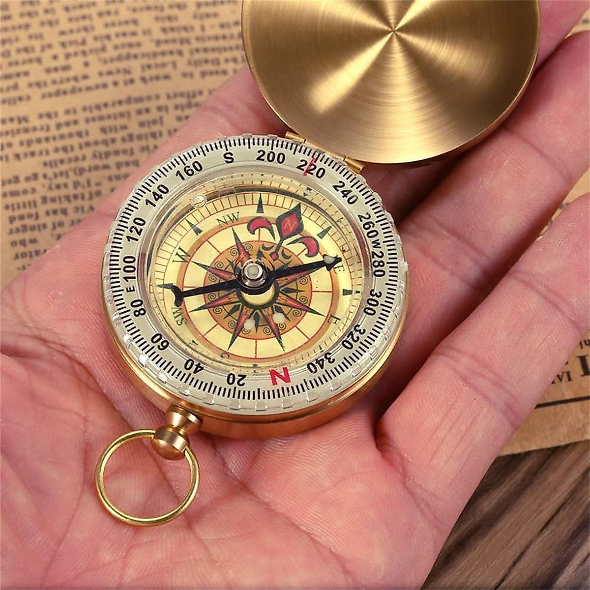 PayPie Camping Survival Compass Glow in The Dark Military Compass Survival Gear