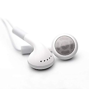 CN-Outlet Wholesale Bulk Earbuds Headphones 100 Pack Kids Earphones for School Classroom Students Children and Adults - White