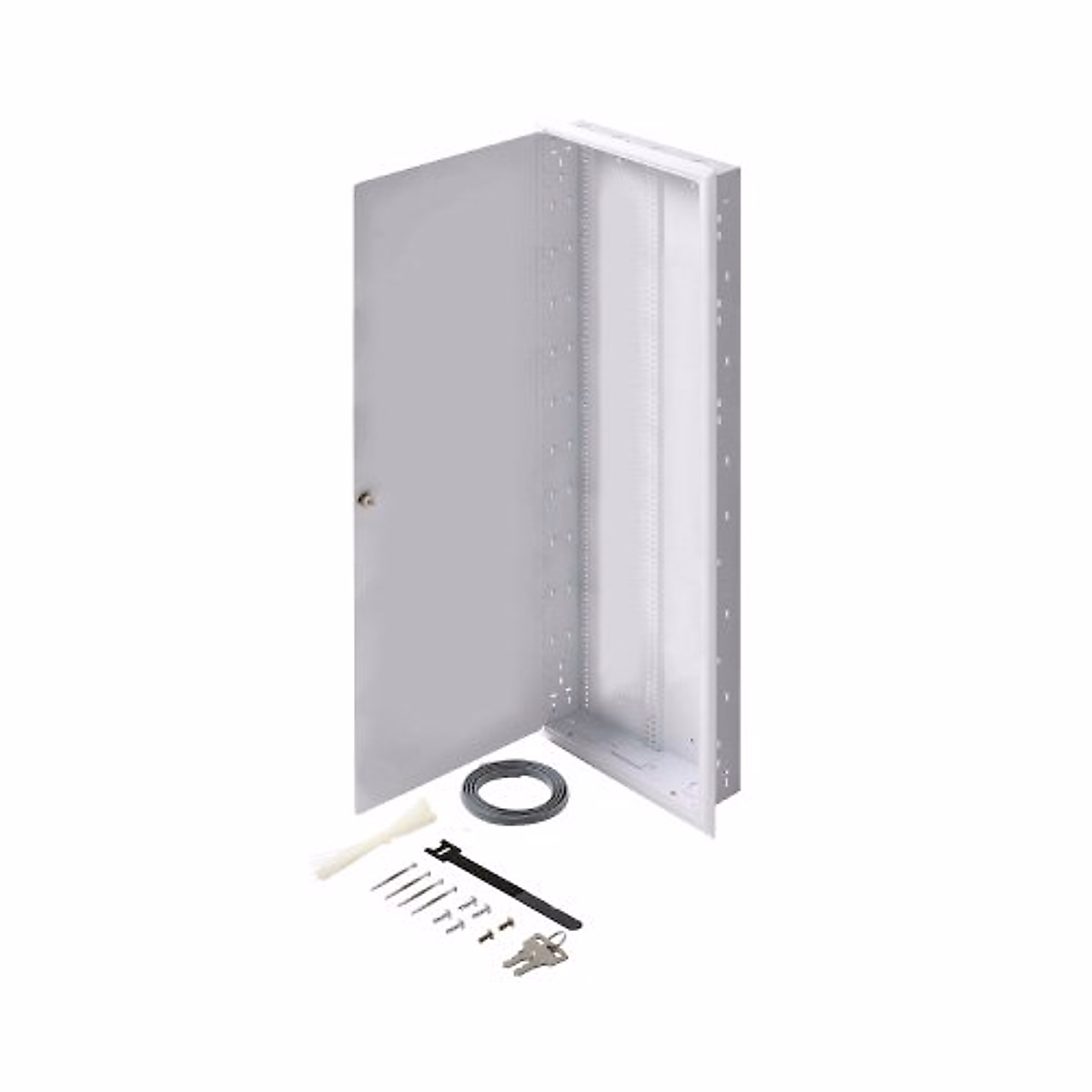 Structured Media Enclosure Accessories - Structured Wiring Cabinet - Structured Wiring Enclosure - Structured Media Cabinet - Structured Media Center - Fasthome Surface Mount Enclosure - STEREN 19"