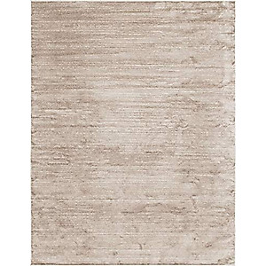 Unique Loom Uptown Collection Area Rug - Madison Avenue (8' x 10' Rectangle, Brown/ Ivory)