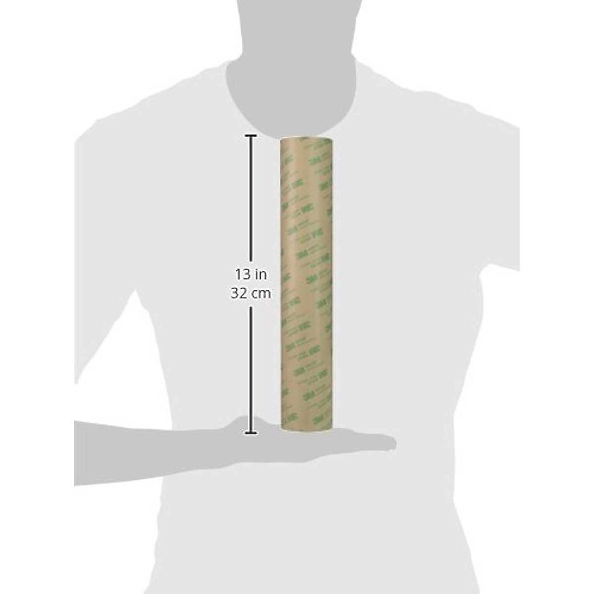 3M, 12-5-468MP, Adhesive Transfer Tape, Polycoated Kraft Paper, Tan, 12 in x 15 ft, 1 Count