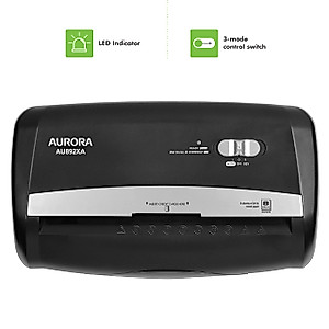 Aurora 8-Sheet Crosscut Paper and Credit Card Shredder, Security P-4