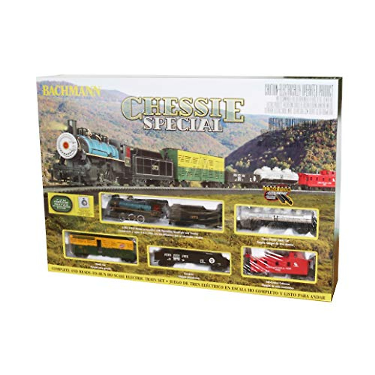 Bachmann Trains - Chessie Special Ready To Run Electric Train Set - HO Scale