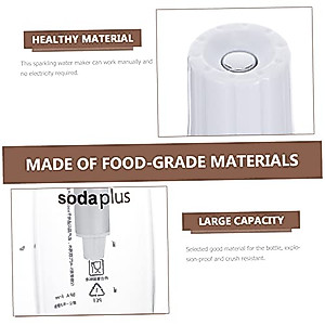 1pc sparkling water machine carbonating soda maker machine for home co2 water carbonator fizzy beverage machine fizzy drink maker DIY tools white food grade bpa cocktail household