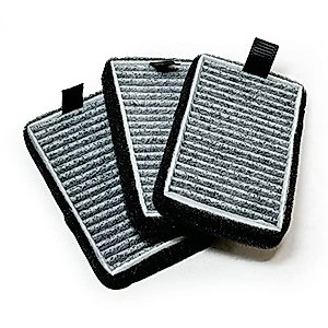 Nispira DSTx 2.0 Air Purifier Carbon HEPA Filter Replacement | Compatible with Clarifion Plug in Air Ionizer | Remove Smoke, Pet Dander, Odor | Pack of 3
