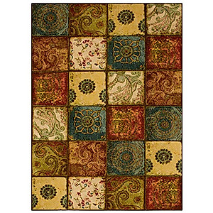 Mohawk Home Free Flow Artifact Panel Patchwork Accent Area Rug, 2'6"x3'10", Multi