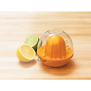 Prepworks by Progressive Dome Citrus Juicer, Lemon Lime Orange Grapefruit Press, Hand Held, Manual Lemon Squeezer