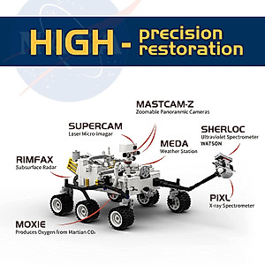 YOUFOY NASA Perseverance Mars Rover Building Kits,Space Rover Explorers Mars Building Toys,Space Station Laboratory Research Model for Kids,Creative NASA Toys(764 PCS)