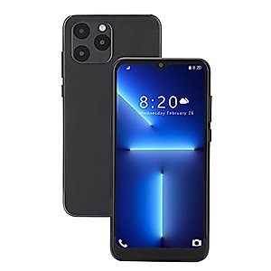 Dilwe 4G Unlocked Android Cellphone, 6.1Inch IPS FD Screen 4G 64G Dual SIM 4G Net for Android 11 Unlocked Smartphone Support 128G Card 4000mAh Battery(Black)
